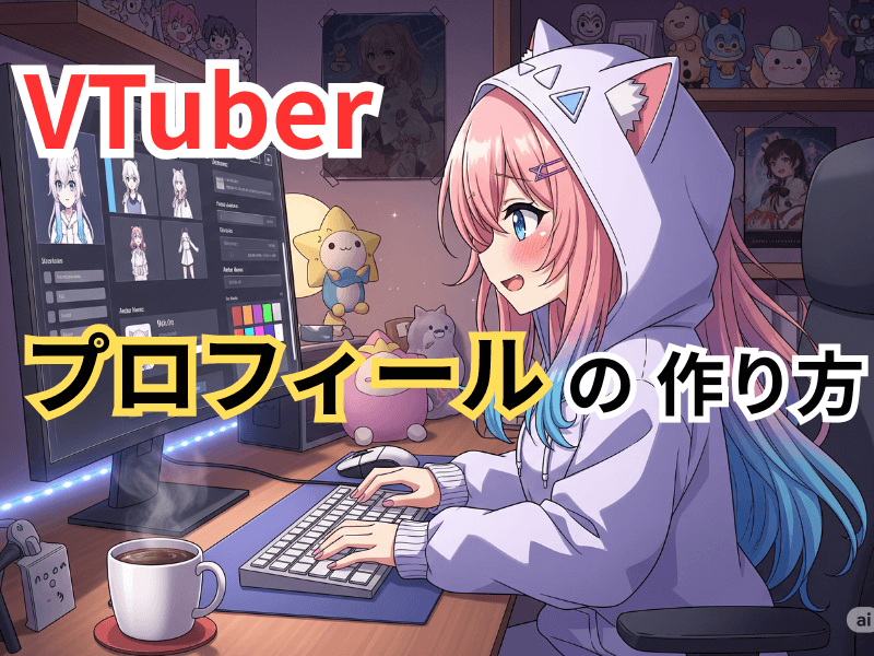 【テンプレ付き】VTuberプロフィールの作り方を徹底解説！書き方のコツと必須項目12選 | 声すた！